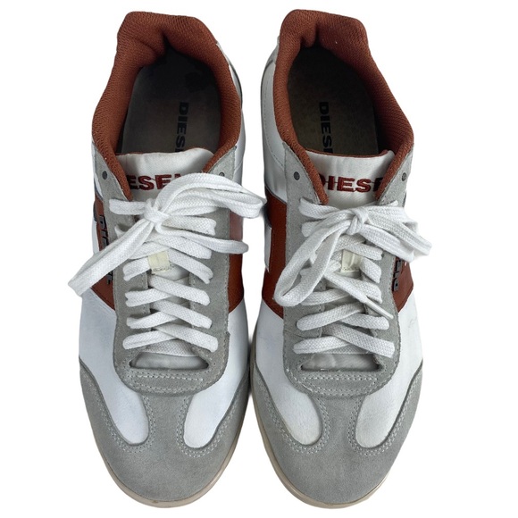 Diesel | Shoes | Diesel Vintagy Lounge Leather Sneakers Size 75 | Poshmark